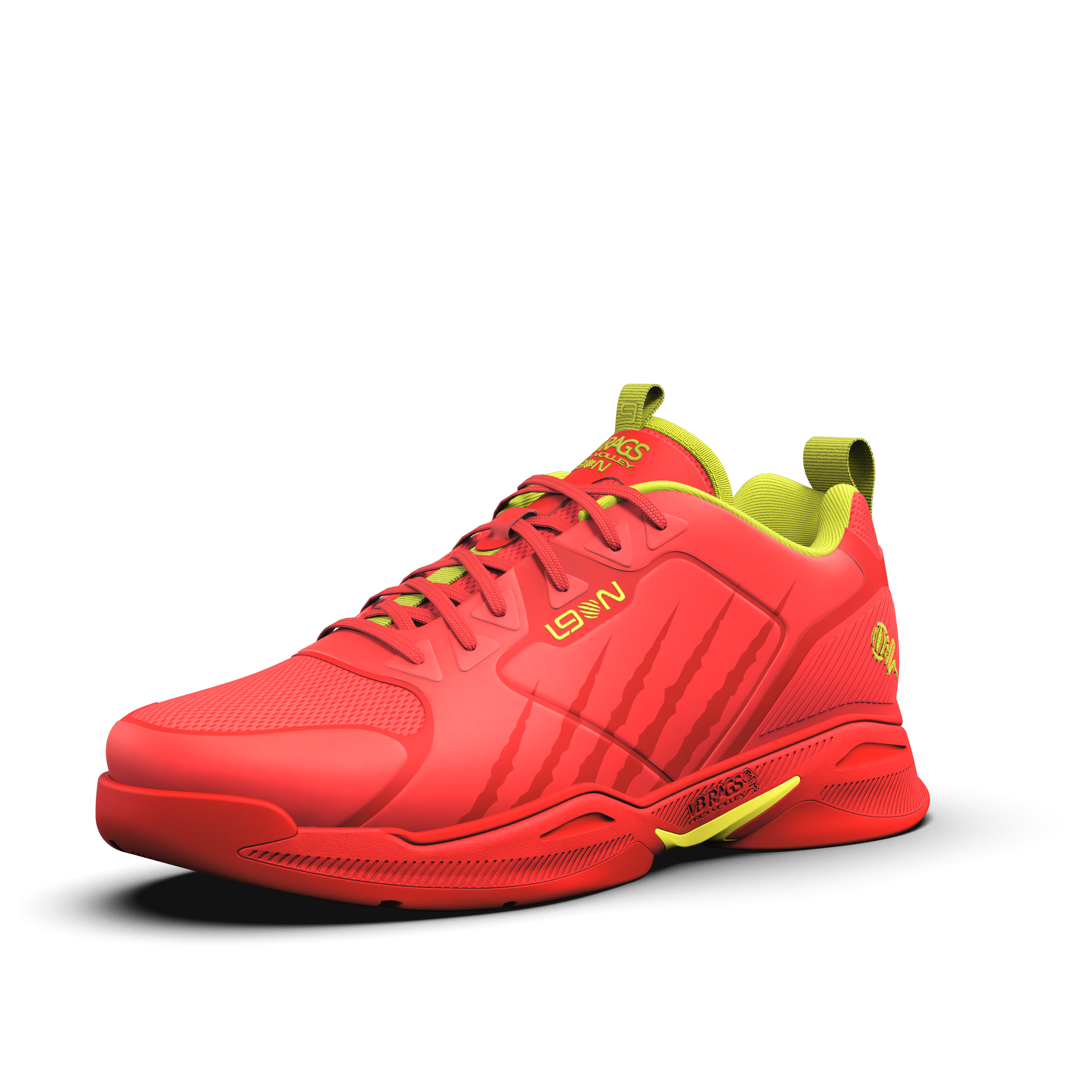 VB RAGS L9ON High Performance Shoe | RED / NEON YELLOW – EU VB RAGS ...