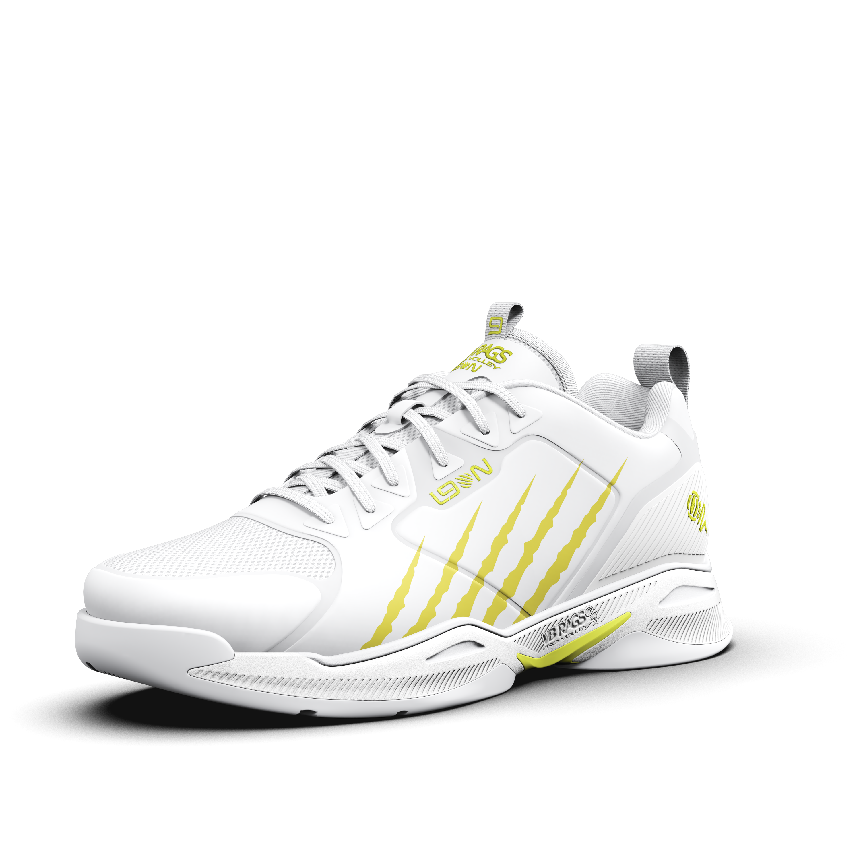 VB RAGS L9ON High Performance Shoe | White / Gold – EU VB RAGS VOLLEYBALL